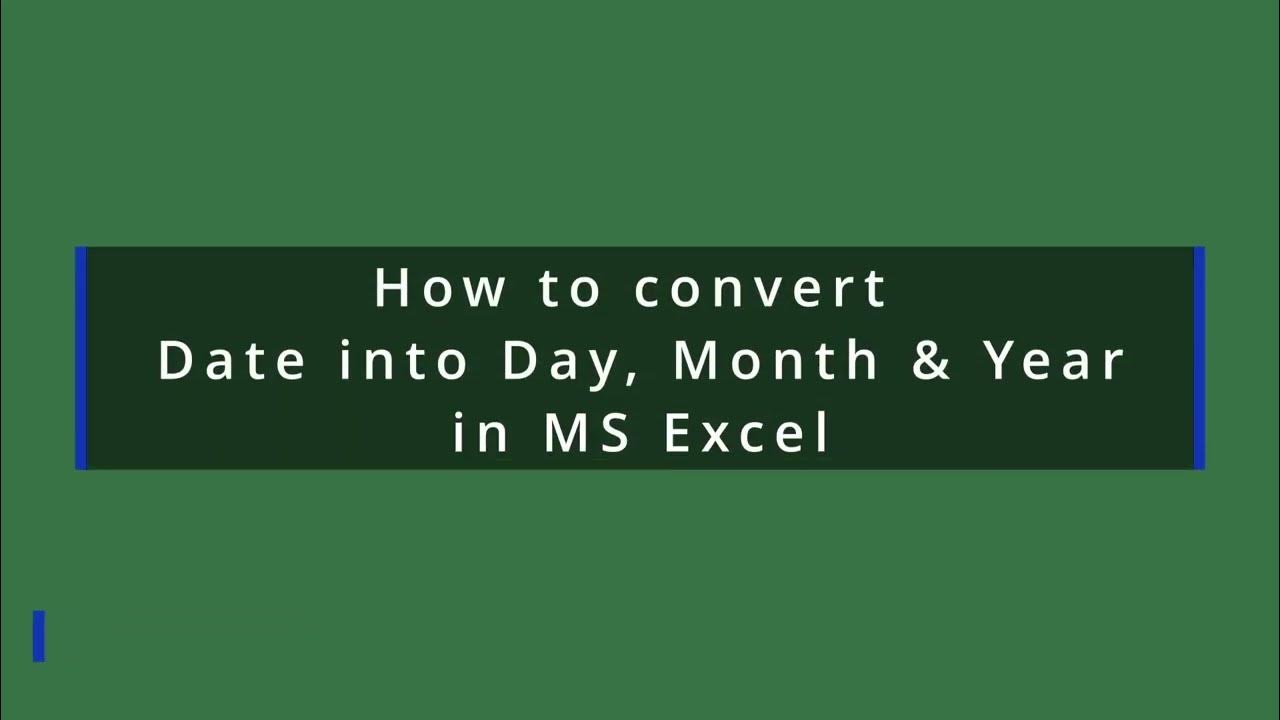 How To Convert Date To Day Month Year MS Excel YouTube how-to-convert-date-to-day-month-year-ms-excel-youtube