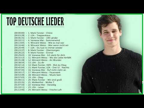 Deutsche Popmusik 2023 ♫ Top Deutsche Lieder – Mark Forster, Wincent Weiss, Vanessa Mai, LEA