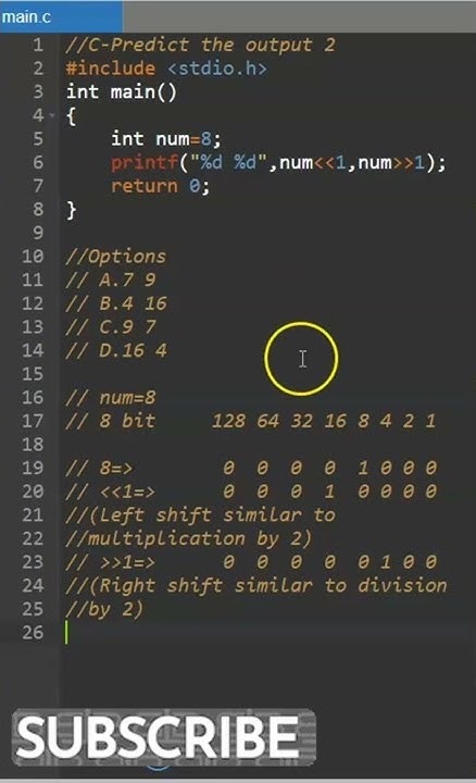 C Programming Predict The Output 2 C Coding Interview It Short Job Tamil Code