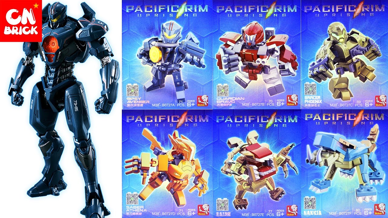 Lego Pacific Rim Uprising Mech Robot 6 Boxes Set Sluban B0727 Unoffical ...