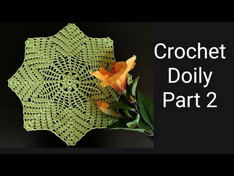 Crochet Doily PART 2, Eye-catching Crochet Pattern, Step by Step ...