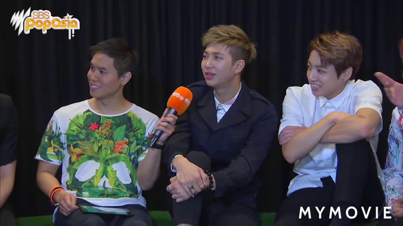 BTS Chats to Andy Trieu at SBS PopAsia HQ - YouTube