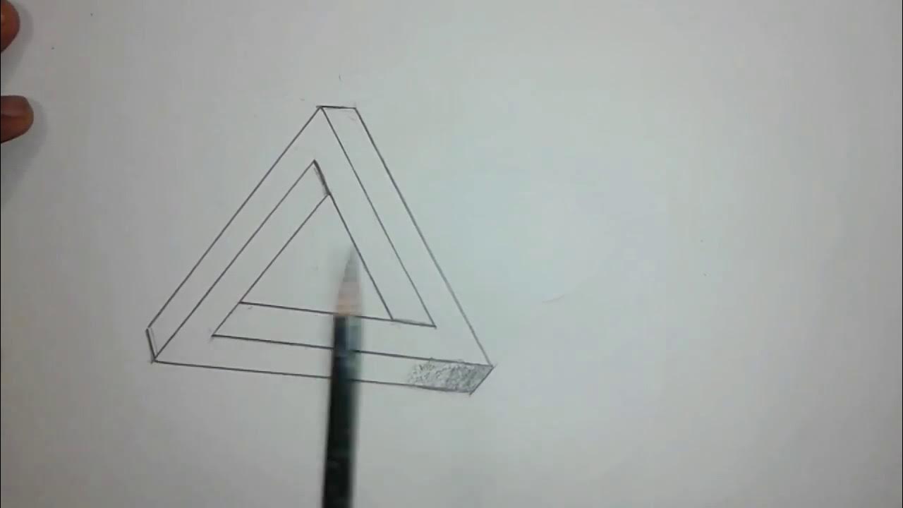 How To Draw Impossible Triangle ? - YouTube