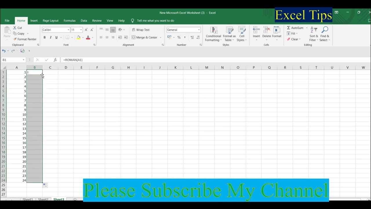 Excel Tips & Tricks - YouTube