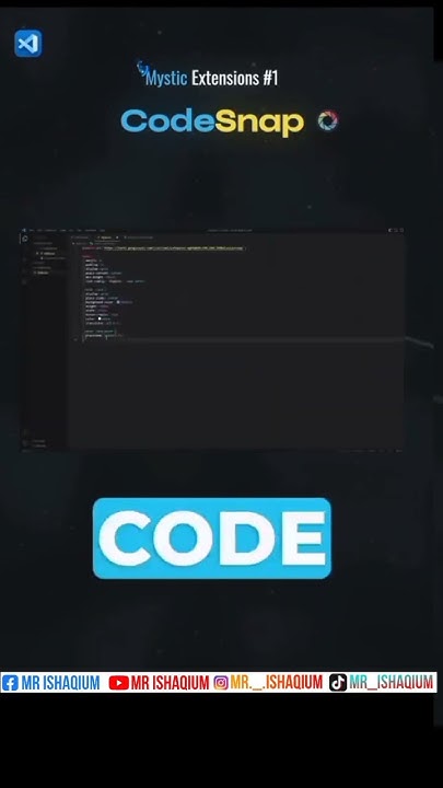 Visual Studio Code Extension | CodeSnap - YouTube