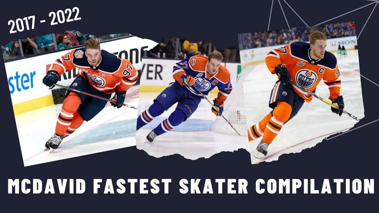 All Connor McDavid fastest skater attempts (2017 - 2022) - YouTube