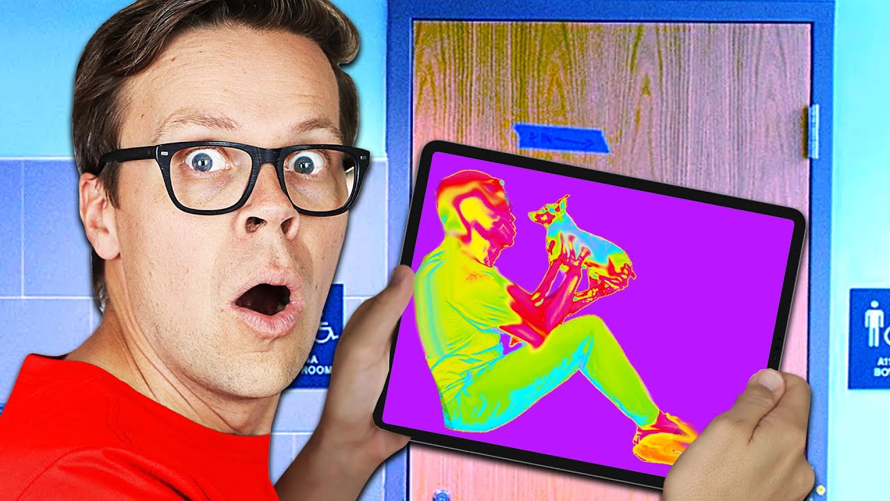 I Used Infrared Cameras to Find Spy in Our House (Hide and Seek ...