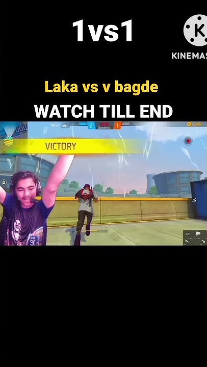 Laka Gaming vs V badge youtuber 1v1 play for gf | laka gaming vs vbadge ...