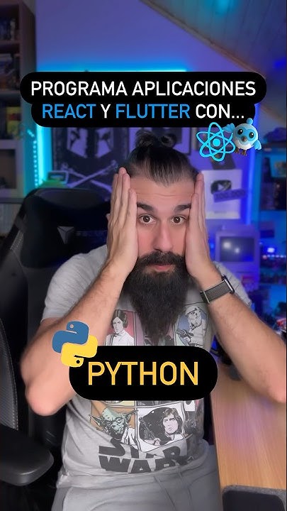 Crea Apps React y Flutter con PYTHON - YouTube