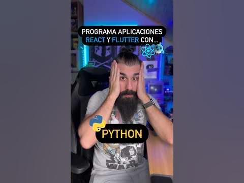 Crea Apps React y Flutter con PYTHON - YouTube