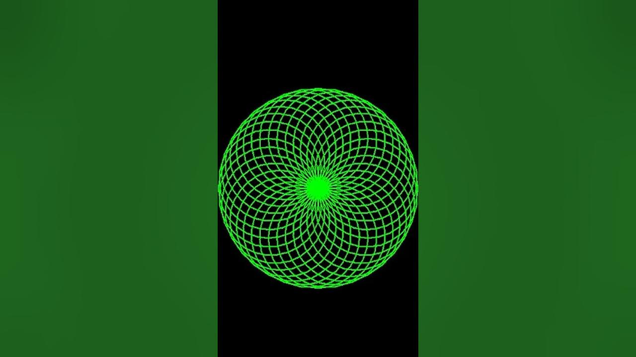 Mesmerizing Neon Spiral 🌌 #python #shorts - YouTube