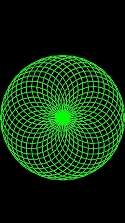 Mesmerizing Neon Spiral 🌌 #python #shorts - YouTube