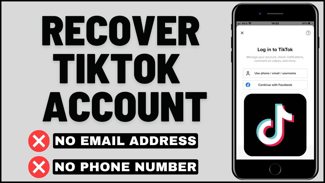 How to Recover TikTok Account without Email or Phone Number (2023 ...