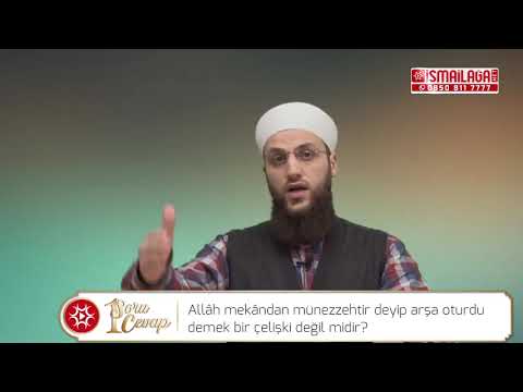 Allah c.c  Mekandan Münezzehtir ise Arsa Oturdu Demek Yanlis Degilmi