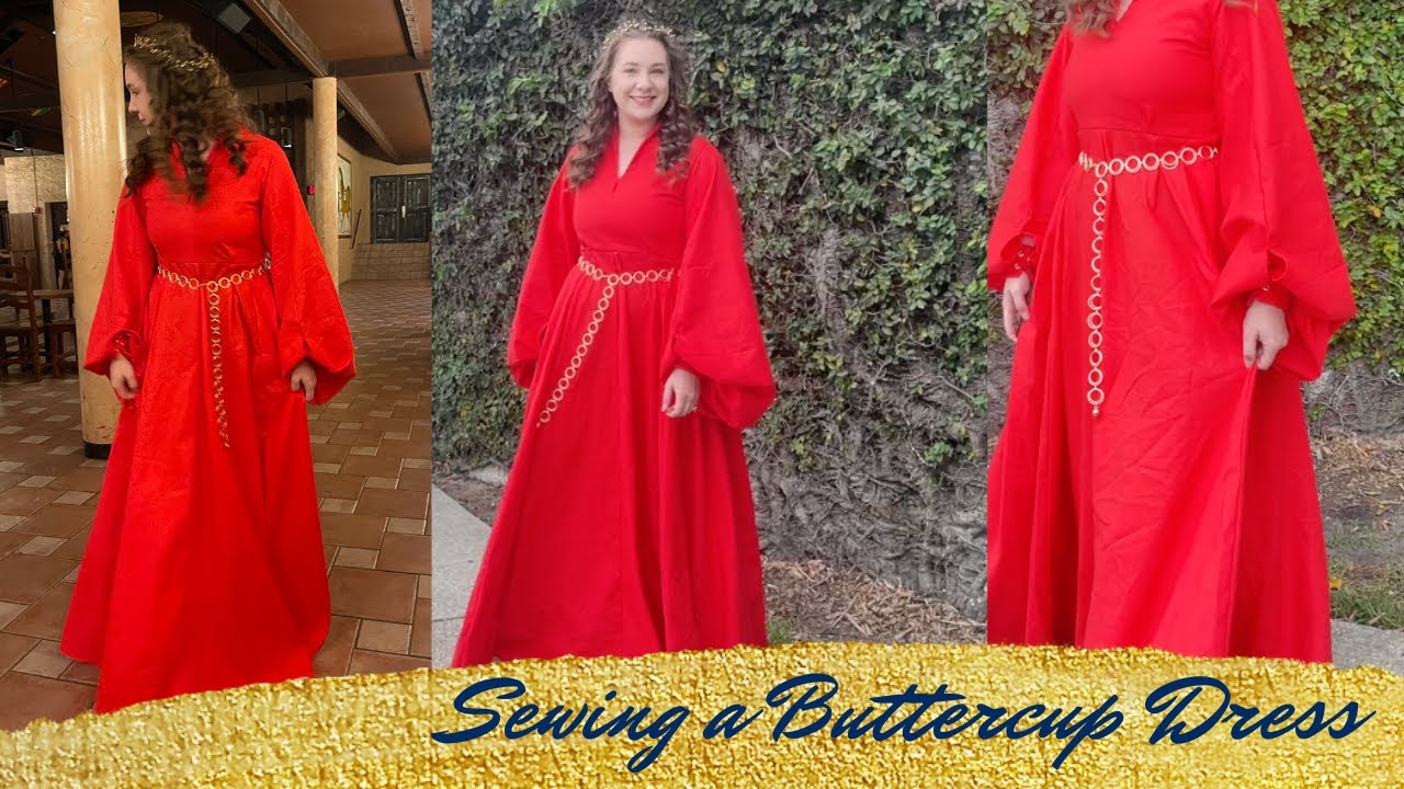 My Princess Buttercup Dress (not a sewing vlog) - YouTube