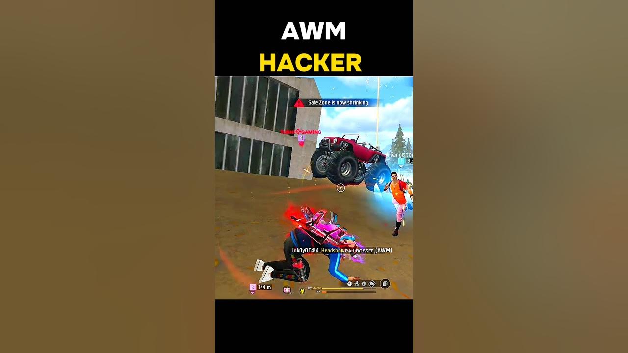 AWM hacker 😱 in my game | #freefire #hacker #trending #grandmaster #shortfeed - YouTube