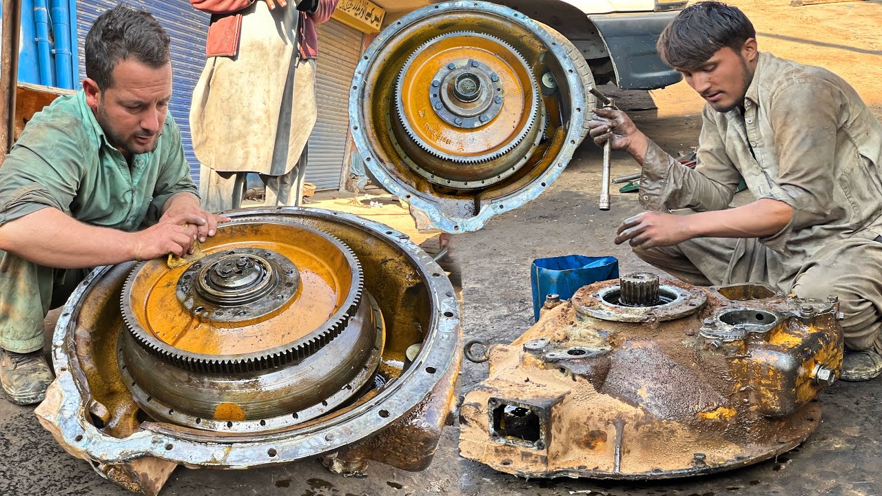 Brilliant Restoration of Caterpillar Wheel Loader Torque Converter ...