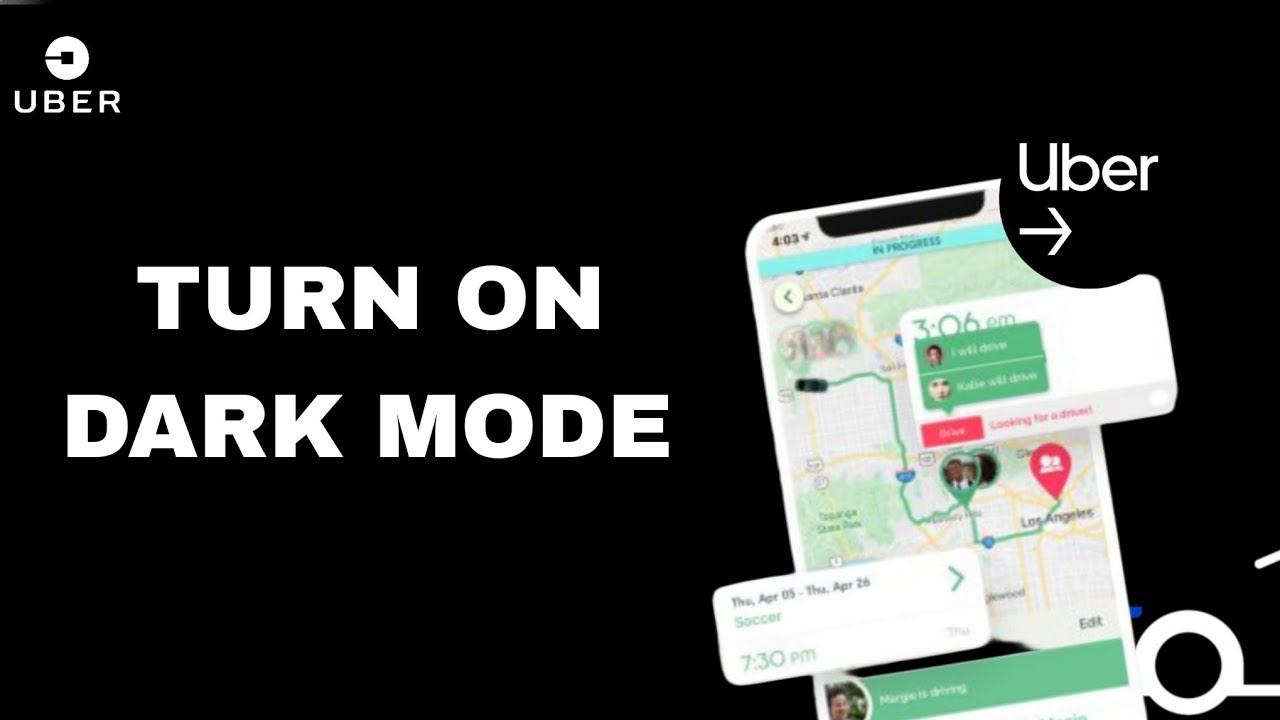 How To Turn On Dark Mode On Uber App - YouTube