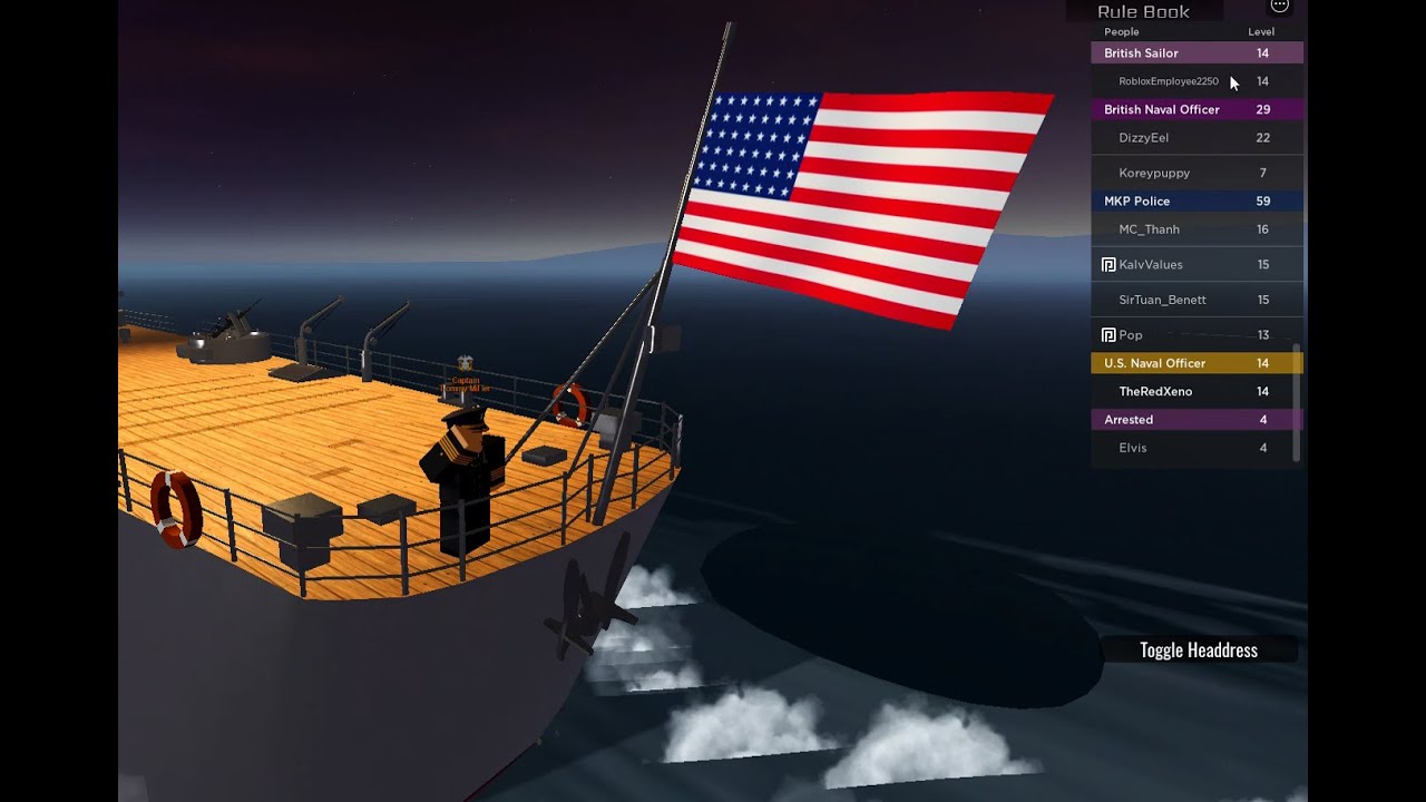 Roblox U-Boat 96-US Navy Officer Roleplay - YouTube