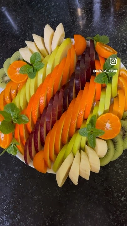 Фрукты 😍😋 Легкая фруктовая нарезка 👌 Youtube