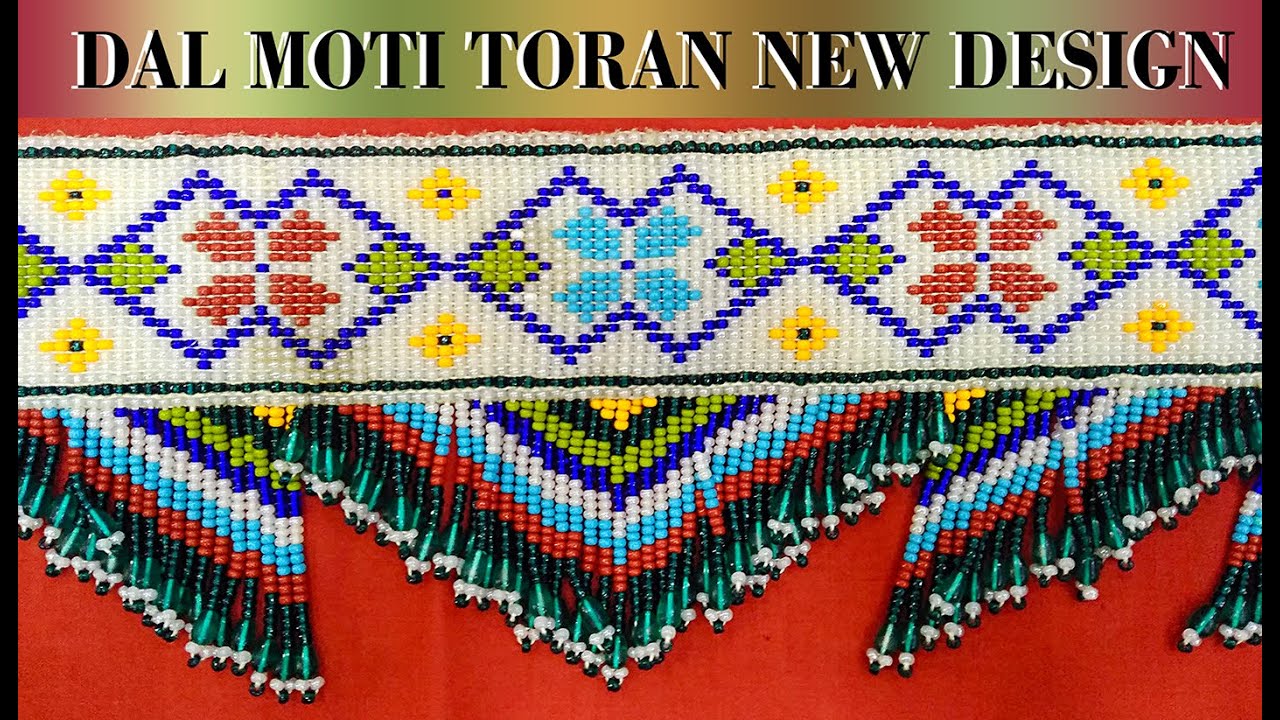 machi work | home Out Door Decor New Moti Toran Flower pattern Desing ...