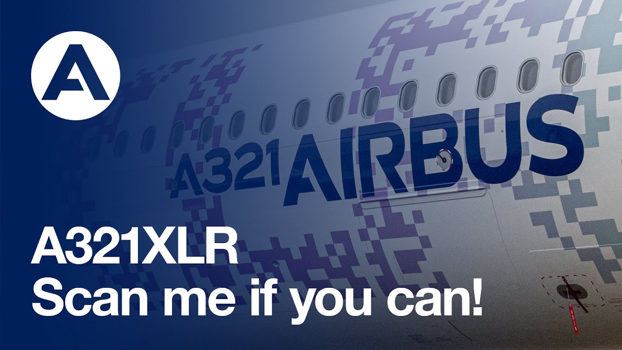 Scan me if you can! #A321XLR - YouTube