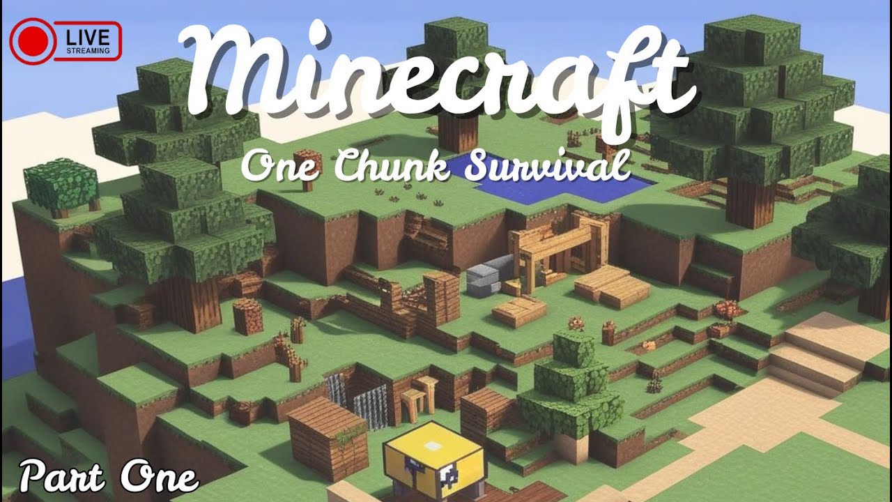 Minecraft One Chunk Survival | Part One - YouTube