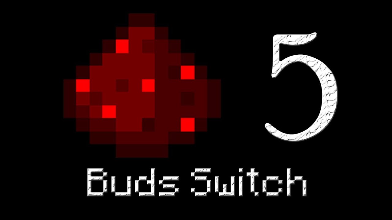 Guide Redstone - Buds switch - YouTube