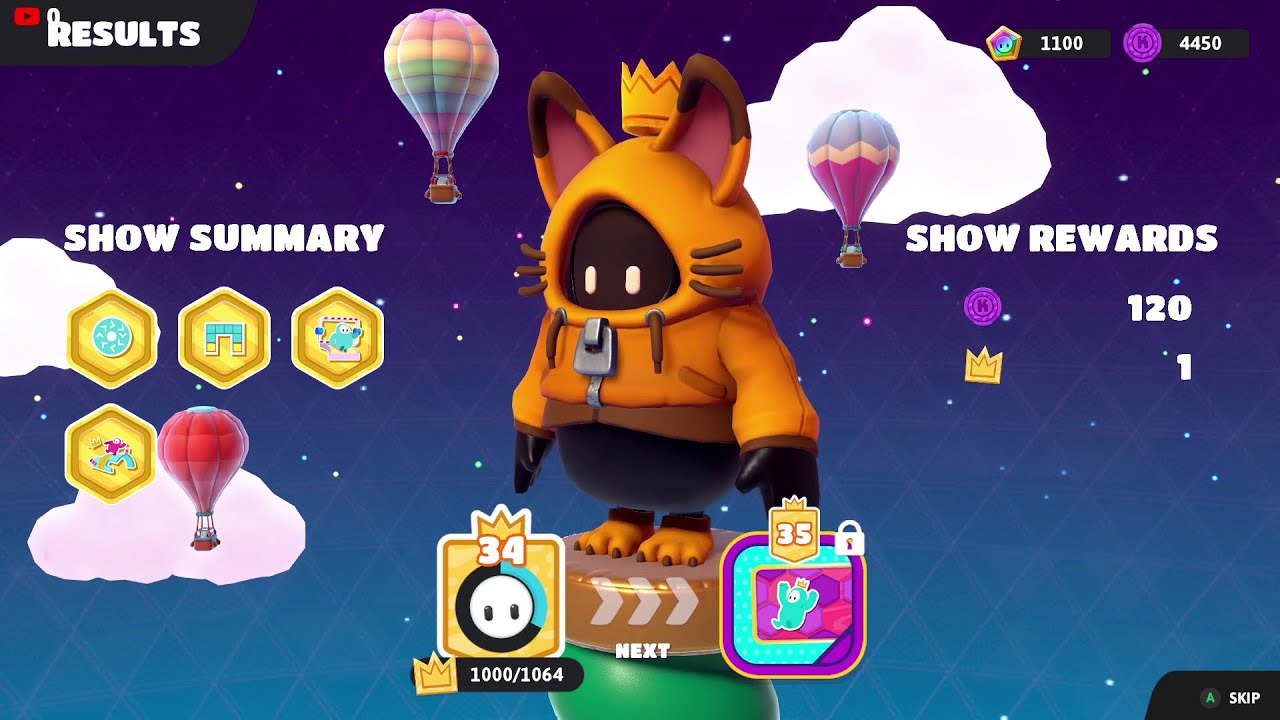 My 1000th CROWN In Fall Guys ( GOLDEN WIN )! - YouTube
