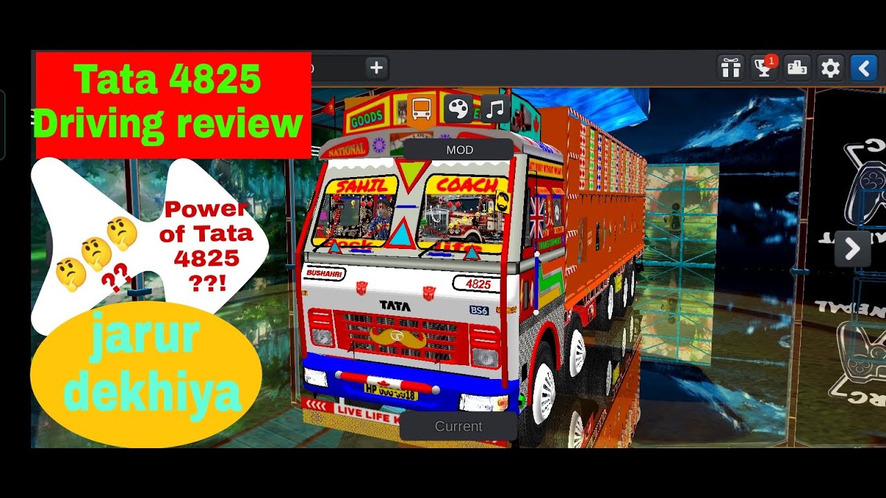 Tata truck 4825c bs6 mod in offroad.keiysa Hein tata 4825c bs6?🤔 Bus ...