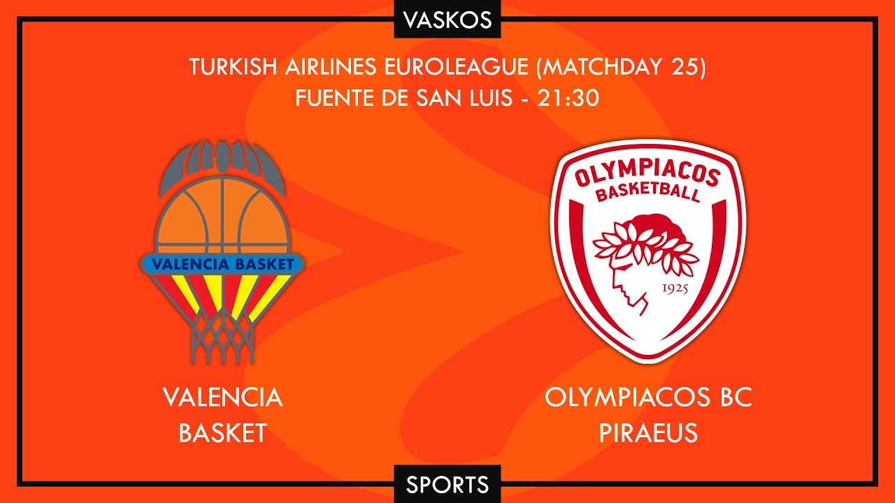 🔴 LIVE | ΒΑΛΕΝΘΙΑ - ΟΛΥΜΠΙΑΚΟΣ | ΕΥΡΩΛΙΓΚΑ | VALENCIA - OLYMPIACOS | 24 ...
