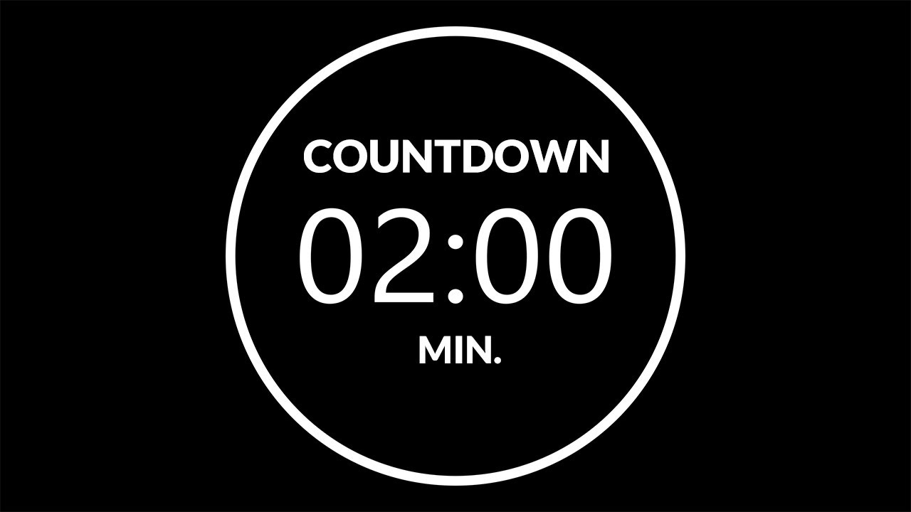 Quick 2 Minute Countdown Timer (With Alarm) 🔔 - YouTube