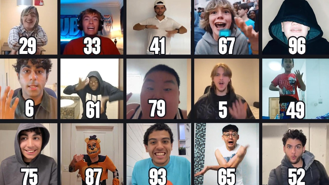 ALL Memes Number (0-100) - YouTube