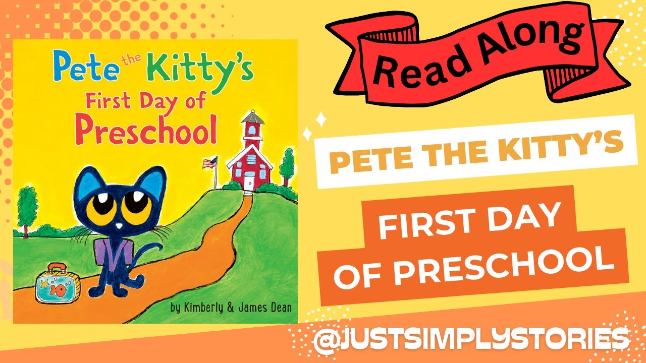 Pete the Kitty's First Day of Preschool | SimplyStories | Read Along ...