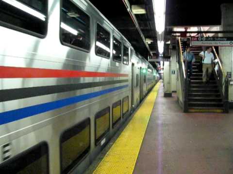 NJTransit P40DC #4803/ALP44 #4405 on ACES Service Departing NY Penn Station. - YouTube