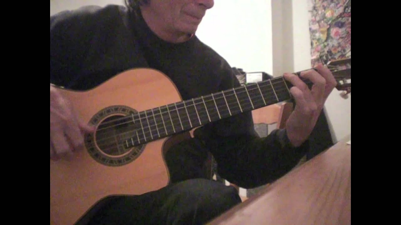 Sister Kate's syncopated dance Esteve classical flamenca guitar - YouTube