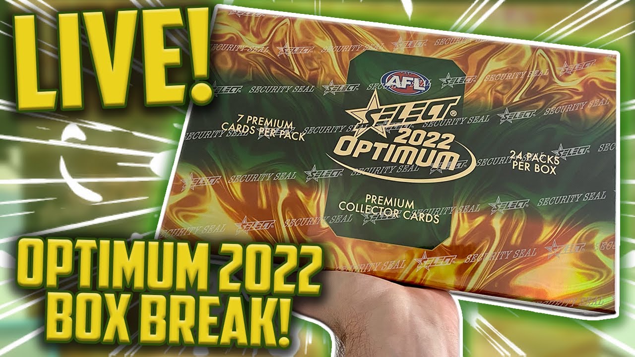 SELECT OPTIMUM 2022 LIVE BOX BREAK! - YouTube