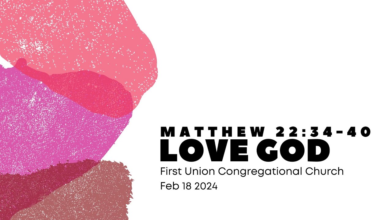 "The Greatest Commandment - Love" Matthew 22: 36-40 - YouTube