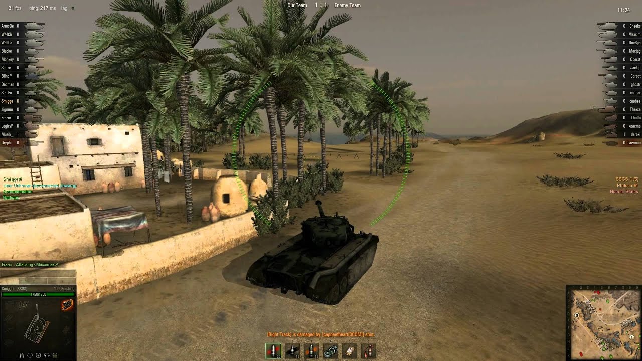 World of Tanks Clan Wars: SSGS vs. 3COM - YouTube