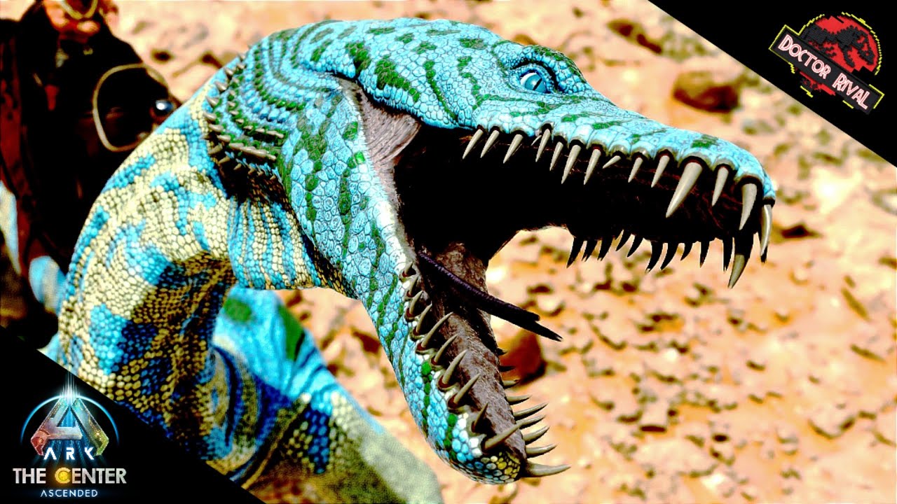 I tamed a max level Nothosaurus for breeding || Ark The Center Ascended ...