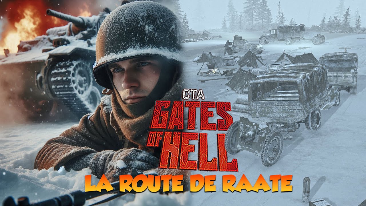 La Route de RAATE et ses EMBUSCADES ! CTA Gates of Hell DLC Talvisota ...