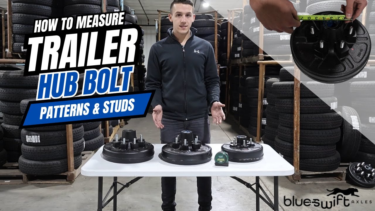 How To Measure a Bolt Pattern | Trailer Bolt Patterns & Studs - YouTube