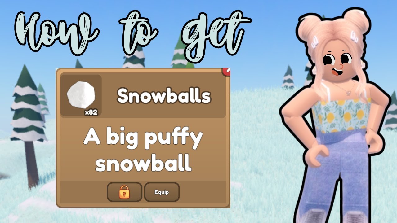 How to Get *SNOWBALLS* - 2 Methods! ️ | Wild Horse Islands - YouTube