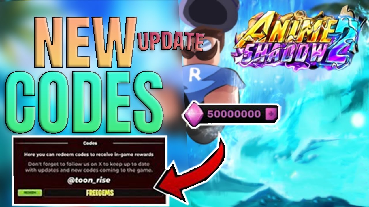 ⚠️*NEW*⚠️ ALL WORKING SUMMER UPDATE CODES For Anime Shadow 2 -Roblox ...