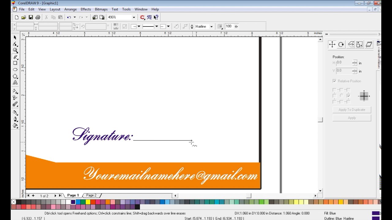 How To Make Letterhead In Coreldraw Step By Step YouTube How To Make Letterhead In Coreldraw Step By Step YouTube