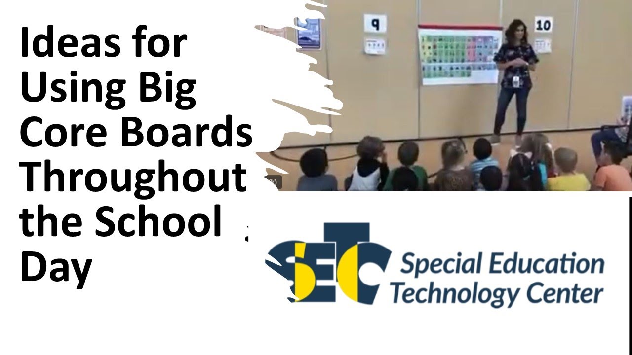Using Big Core Boards Throughout the School Day - YouTube