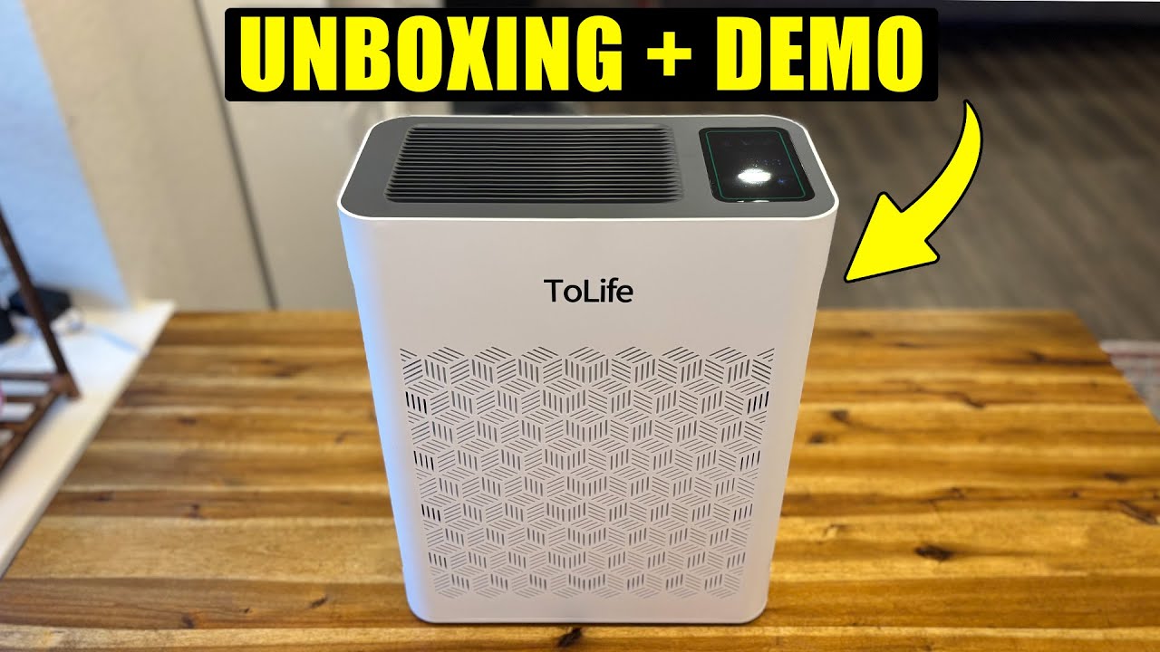 Unboxing & Testing the Tolife Air Purifier! - YouTube