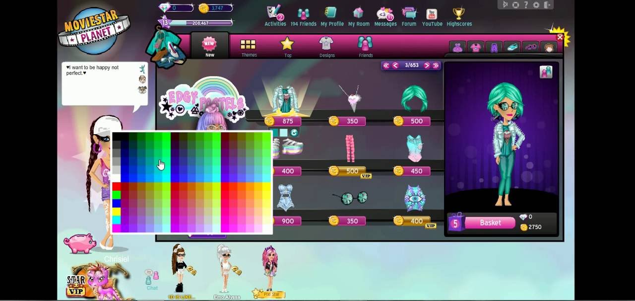 ♡EDGY PASTEL THEME ♡ MSP - YouTube