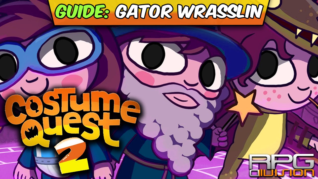Costume Quest 2 - Gator Wrasslin Quest (Find Monty's Costume Pieces ...