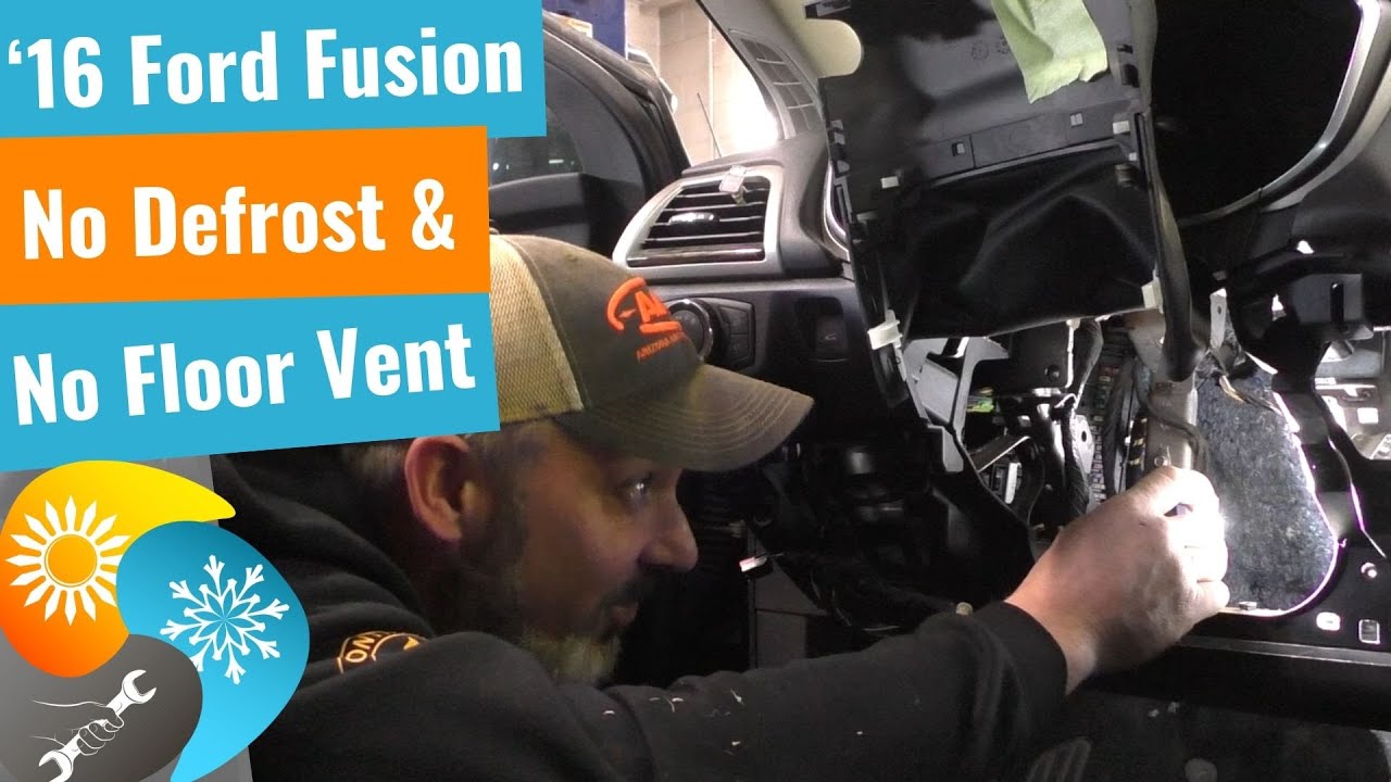 Ford Fusion - HVAC Stuck On Vent - YouTube